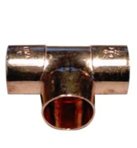 Vi har Tee 28 - 18 - 28 mm med loddemuffer - 042130329 billigt hos VVS ...