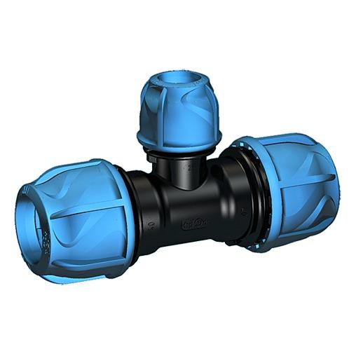 iJOINT Reduktion Tee, PP, 110x63x110 mm - VVS nr.: 073630407