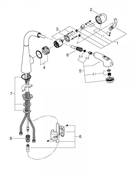 Grohe skyllebruser - VVS nr.: 46656NC0 - VVS-Shoppen.dk