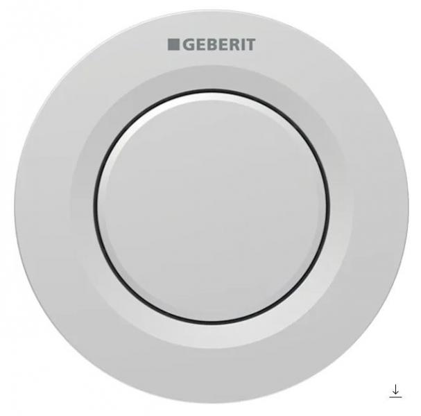 Geberit Omega01 remote 1-Skyl easy-to-clean-belagt til mur - Mat krom ...