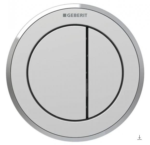 Geberit Omega10 Remote trykknap til pladevæg easy-to-clean-belagt - Mat ...