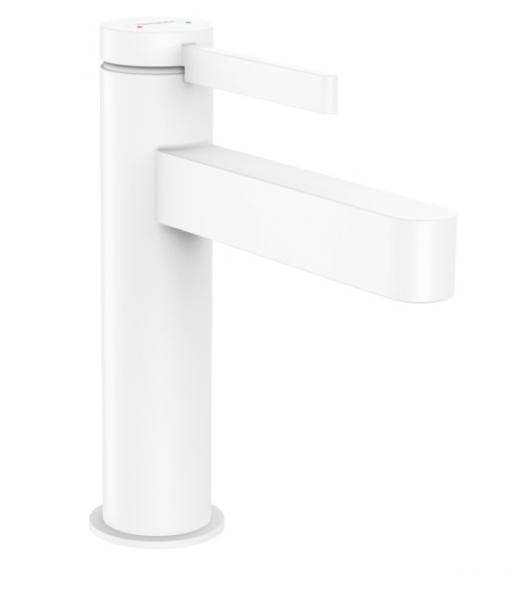 hansgrohe Finoris 110 håndvaskarmatur m/løft-op bundventil - Mat hvid ...