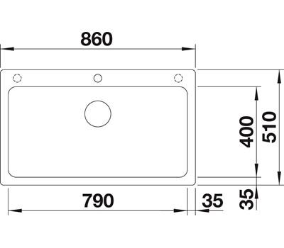 Blanco Naya XL 9 køkkenvask - Sort - 525947 - VVS-Shoppen.dk